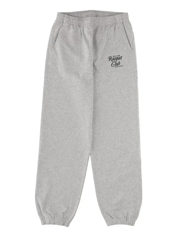 SPORTY & RICH Oversized Cotton Trousers - Grey
