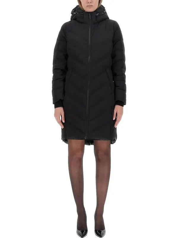 Michael Kors Hooded Parka Jacket - Black