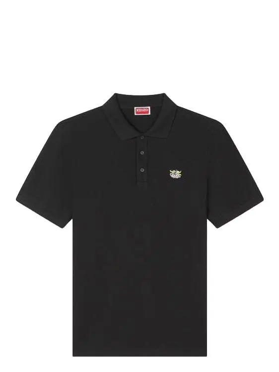 Kenzo Wild Tiger Slim Fit Polo For - Black