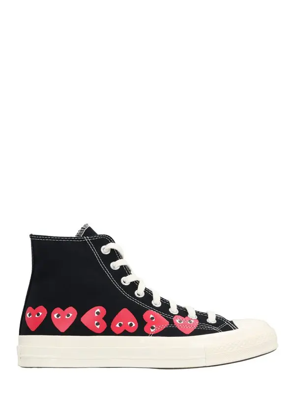 CONVERSE X COMME DES GARONS PLAY Chuck 70 High Top Sneakers - Black