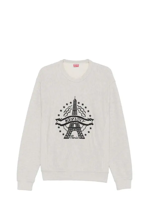 Kenzo Graphic Crewneck Sweatshirt - Palegrey