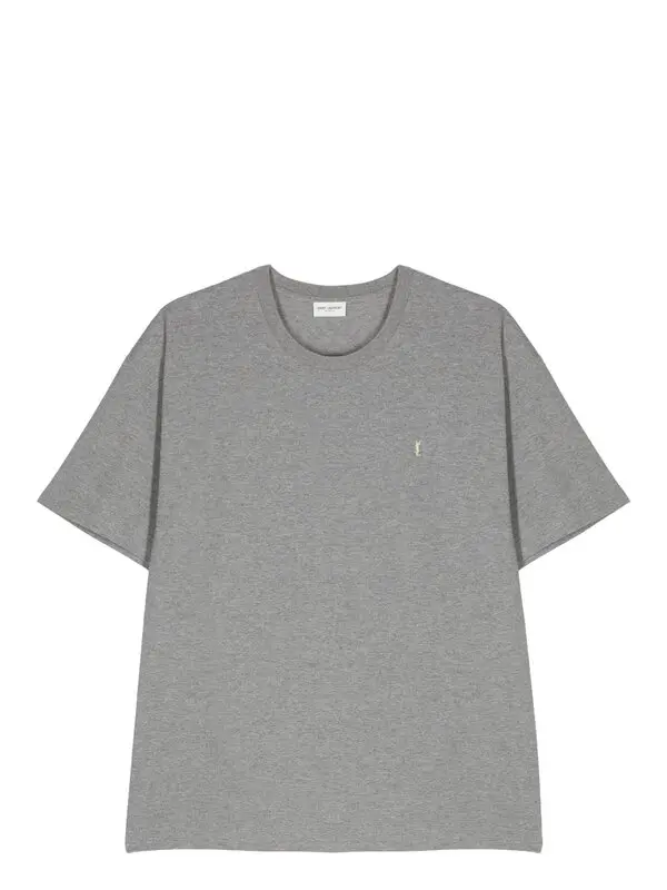 Saint Laurent Cassandre T-shirt - Grey