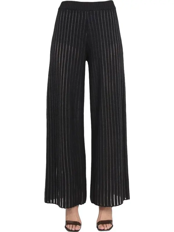 Fabiana Filippi Wide Leg Trousers - Black