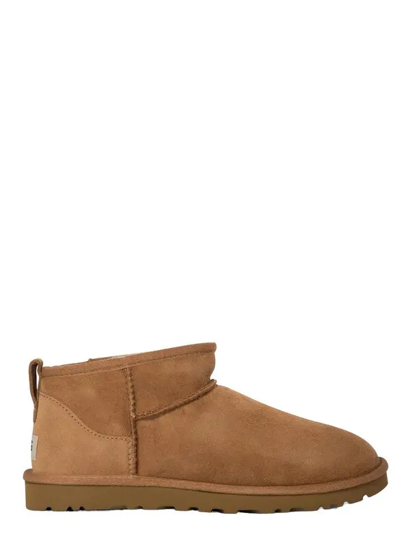 UGG Classic Ultra Mini Rubber Ankle Boots - Brown