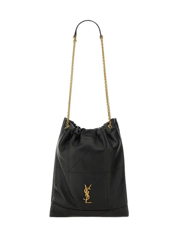 Saint Laurent Mini Chic Pouch Handbag - Black