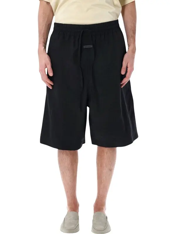 Fear Of God Relaxed Fit Tech Sport Shorts - Black