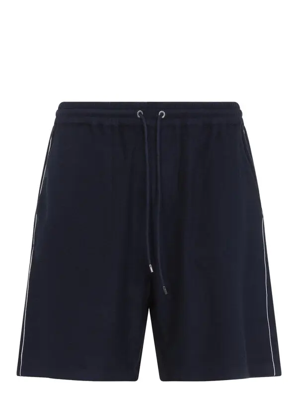 Ralph Lauren Purple Label Athletic Cotton Bermuda Shorts - Blue