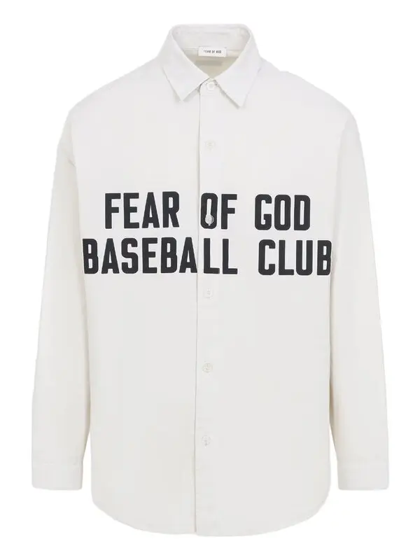 Fear Of God Rethexed 100% Cotton Button-up Shirt For - Nude & Neutrals