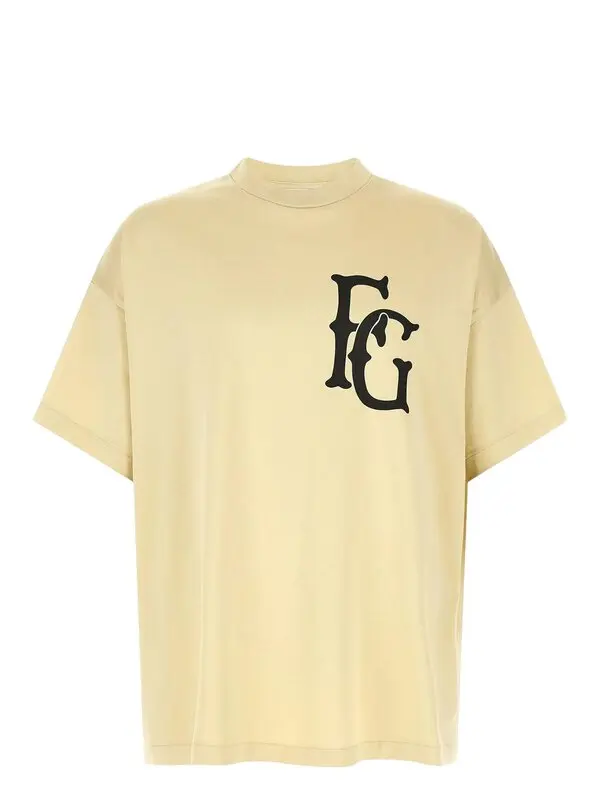 Fear Of God Clean Neck Short Sleeve Tee - Dirtyivory