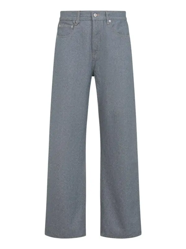 Jacquemus Straight Leg Trousers - Blue