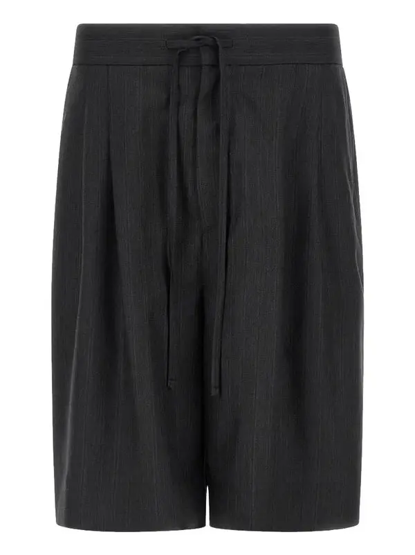 Fear Of God Tailored Shorts With Drawstring Waist - Blackstrpd