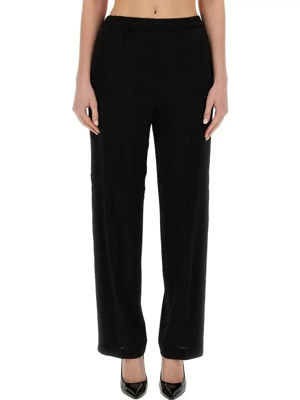 Fabiana Filippi Elasticated Waist Trousers - Black