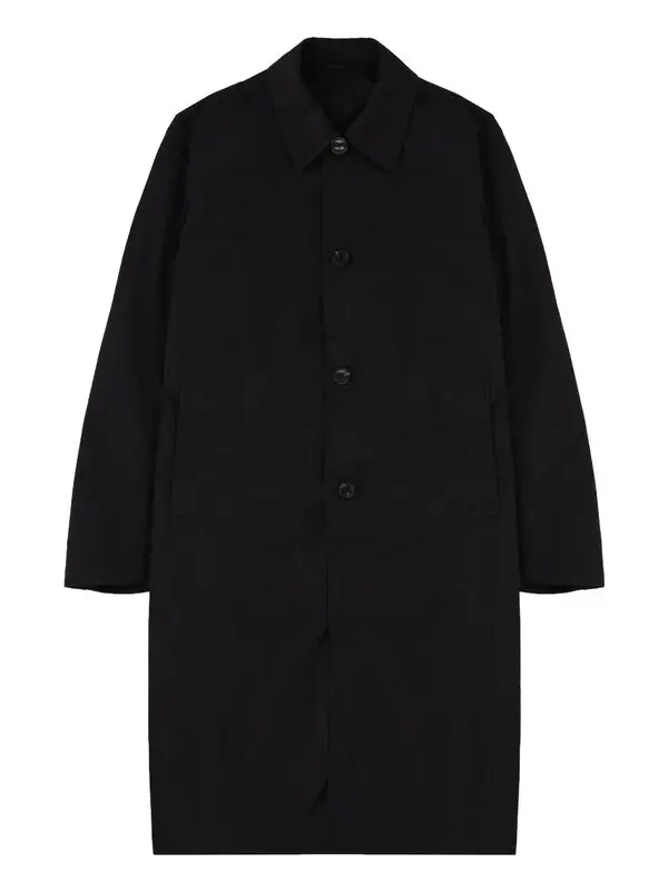 Dries Van Noten Long Button-front Coat - Black