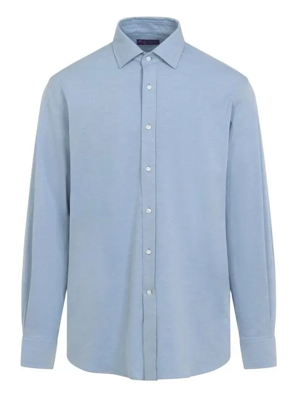 Ralph Lauren Purple Label Aston Long Sleeve Shirt - Blue