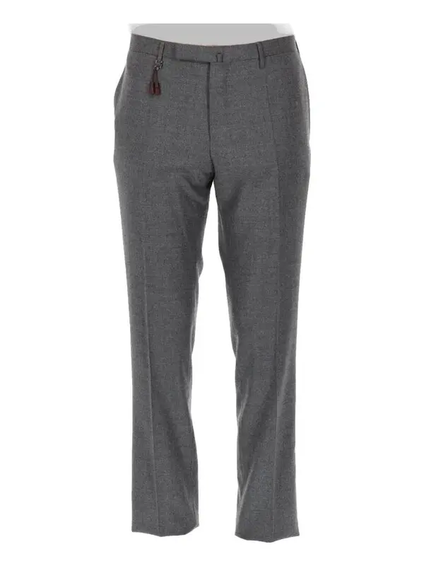 Incotex Classic Wool Trousers - Grey
