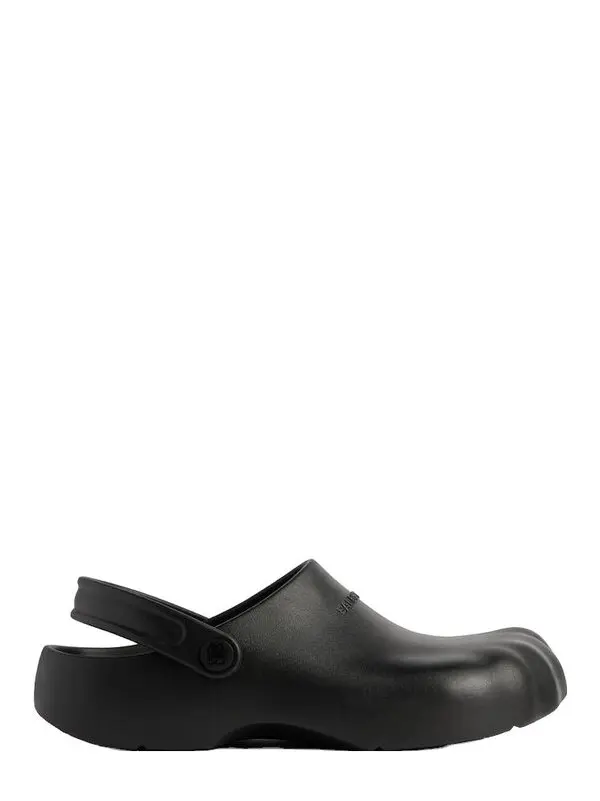 Balenciaga Sleek Clogs - Black