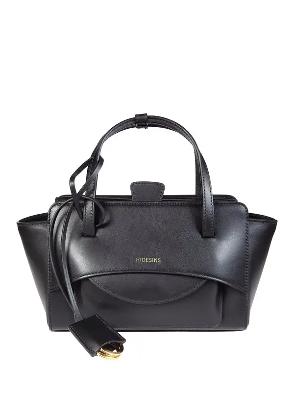 HIDESINS Leather Mini Crossbody Bag - Marrone