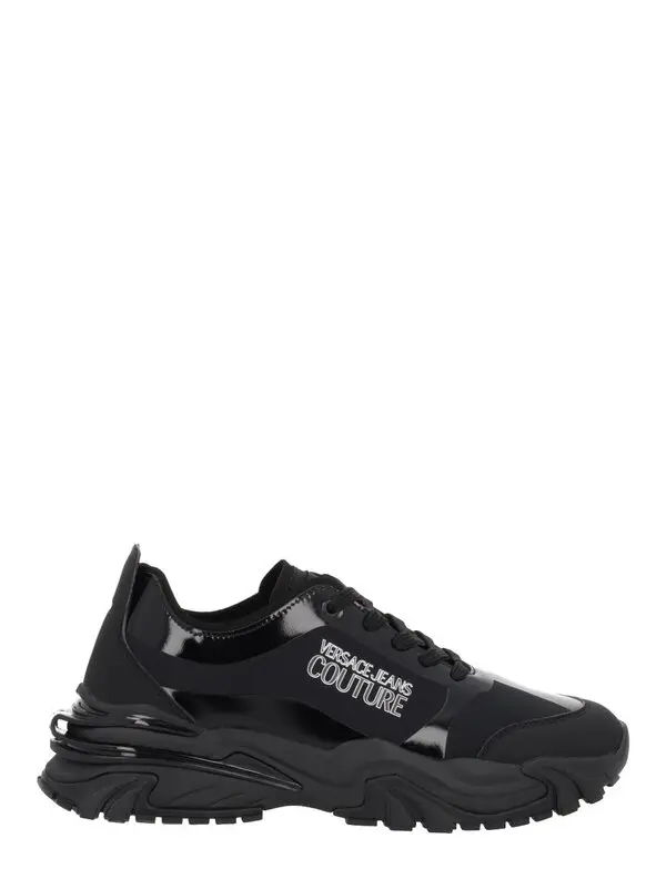 Versace Chunky Low-top Sneakers - Black