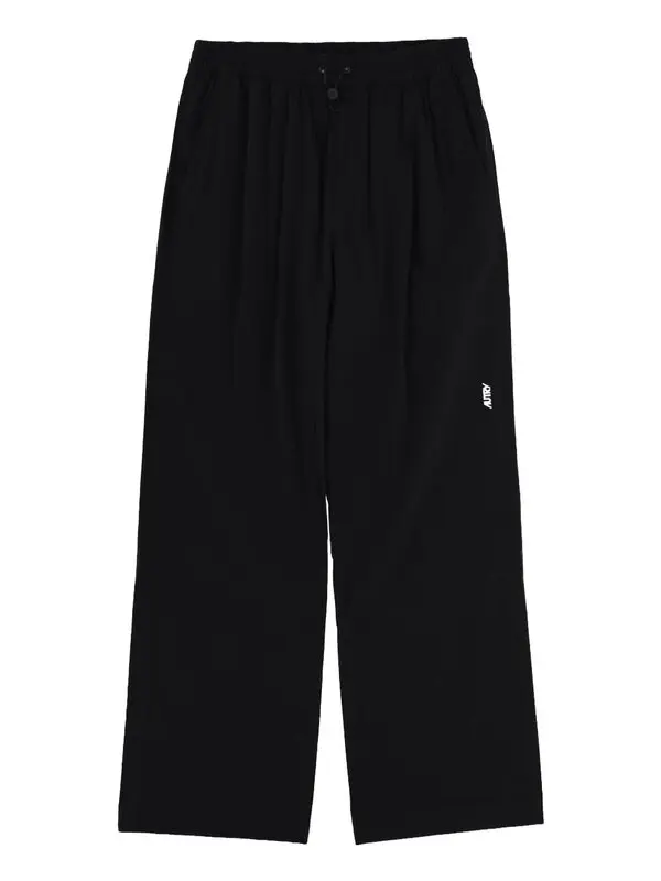 AUTRY Sportivo Straight Leg Trousers - Black