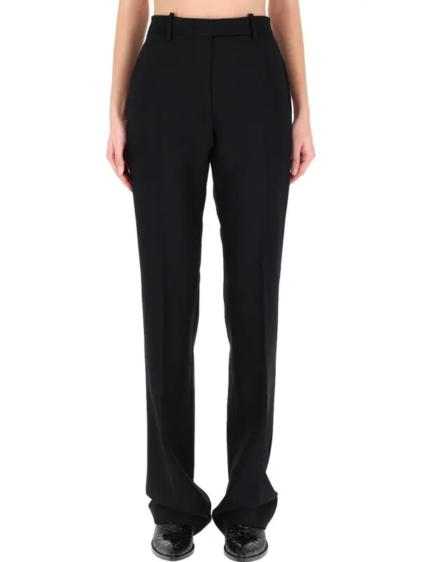 TOM FORD High-waist Tailored Wool Trousers - Black