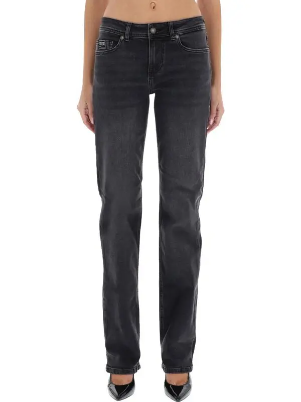 Versace Tailored Wide-leg Trousers - Black