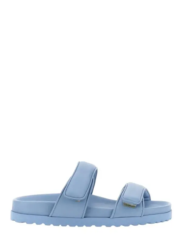 GIA BORGHINI X Pernille Teisbaek Adjustable Strap Sandals - Azure