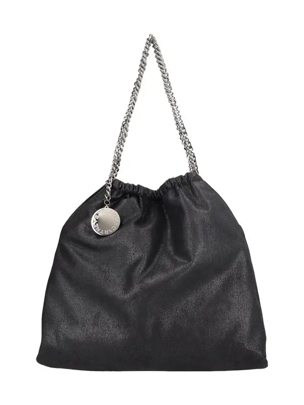 Stella McCartney Chain-handle Drawstring Shoulder Bag - Black