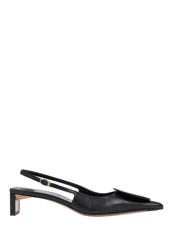 Jacquemus Slingback High Heel Shoes - Black
