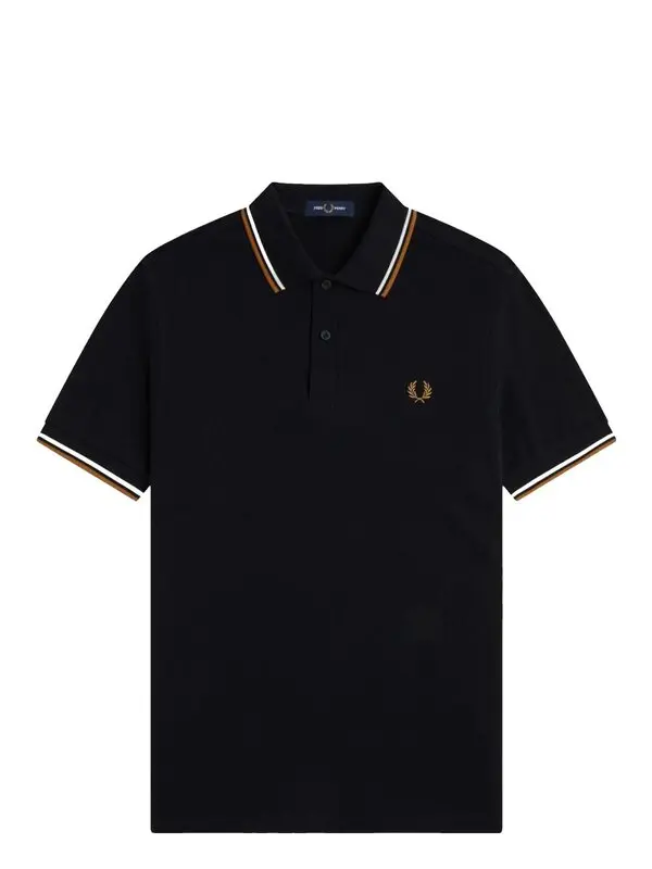 Fred Perry Short Sleeve Polo Shirt - Black