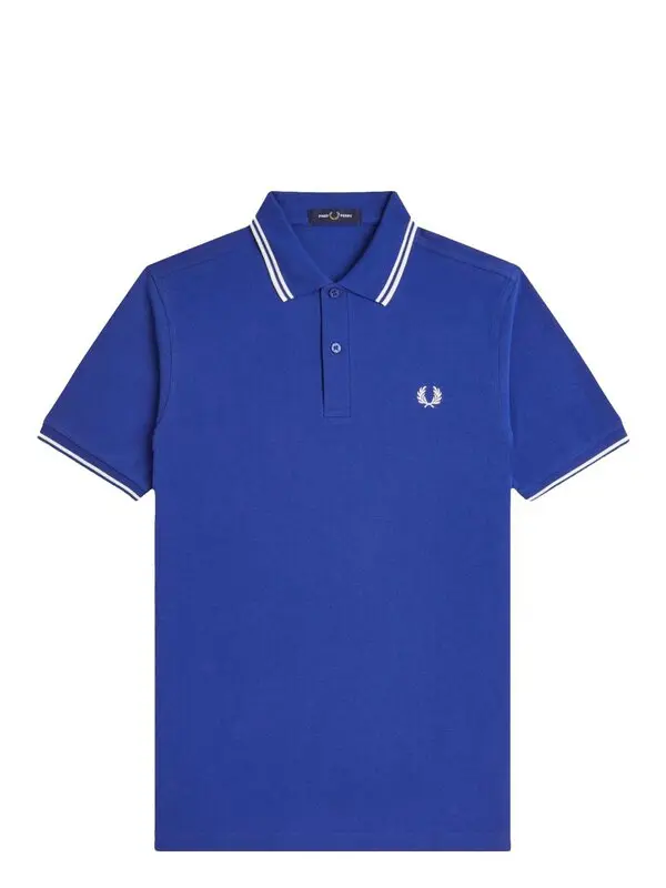 Fred Perry Cotton Short-sleeve Polo Shirt - Blue