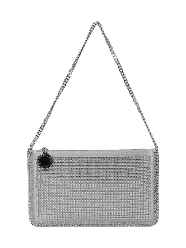 Stella McCartney Studded Chain Shoulder Bag - Silver