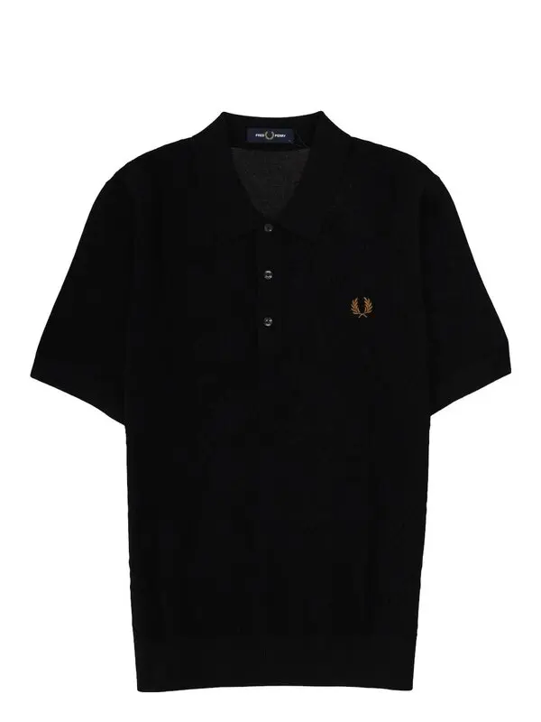 Fred Perry Classic Short Sleeve Polo Shirt Ss26 - Black