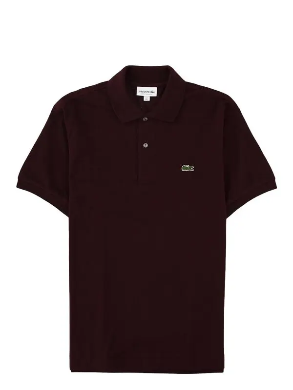 Lacoste Cotton Short Sleeve Polo Shirt - Brown