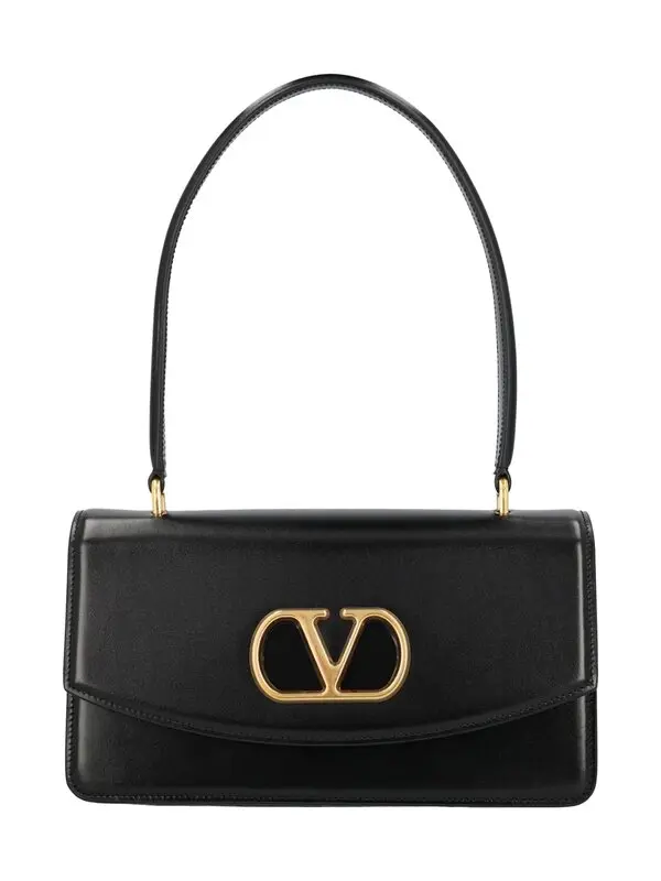 Valentino Garavani Mini Handbag With Antique Gold Hardware - Black