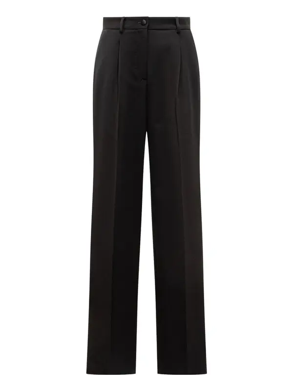 Dolce & Gabbana Tailored Wide Leg Trousers - Nero
