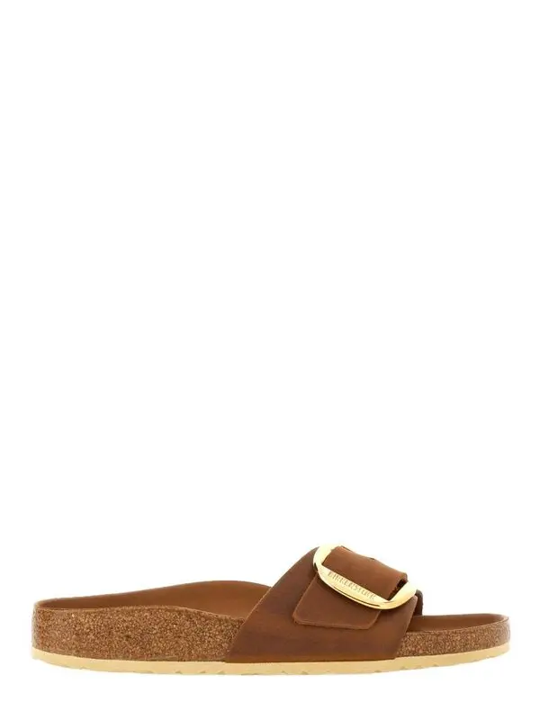 BIRKENSTOCK Narrow Fit Sandal With 3 Cm Rubber Sole - Brown