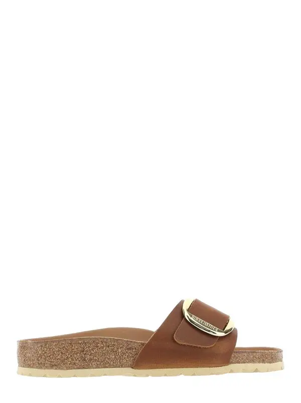 BIRKENSTOCK Narrow Fit Sandal With 3 Cm Rubber Sole - Brown