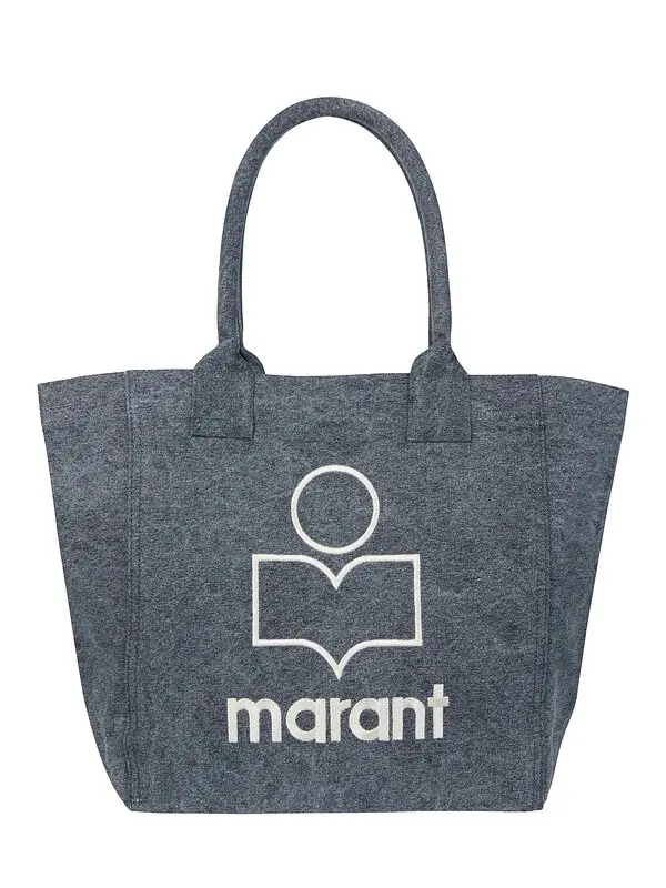 Isabel Marant Étoile Tote Bag With Logo - Nero