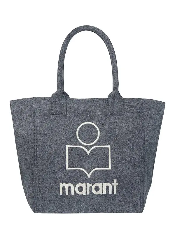 Isabel Marant Étoile Tote Bag With Logo - Nero