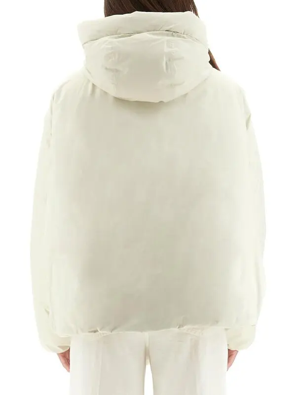 Herno Gore-tex Double Layer Hooded Jacket - Ivory