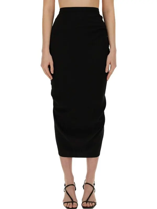 Dries Van Noten Draped Mini Skirt - Black