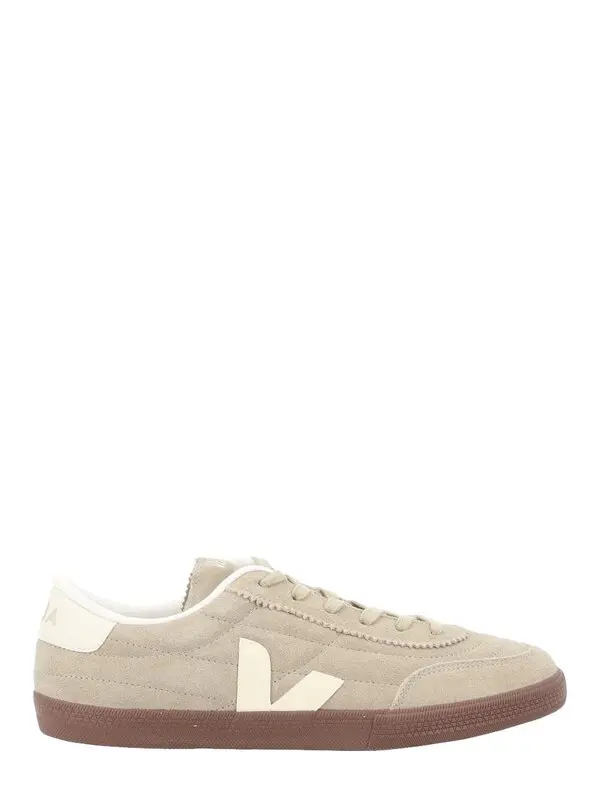 VEJA Suede Low-top Sneakers With Paneled Design - Grey