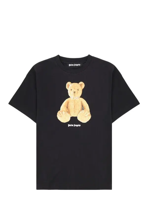 Palm Angels Teddy Bear Graphic T-shirt - Black