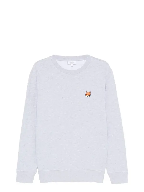 Maison Kitsuné Regular Fit Fox Head Sweatshirt - Grey