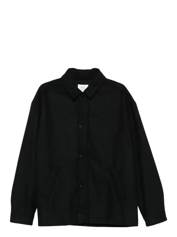 Maison Kitsuné Casual Jacket With Classic Collar - Black