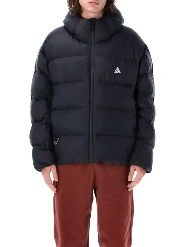 Nike Lunar Lake Puffer Hooded Jacket - Black