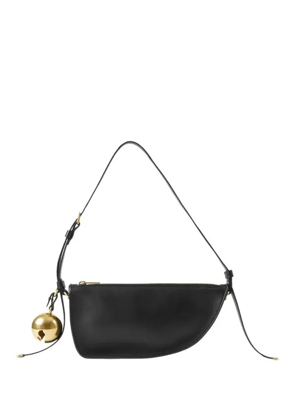 Burberry Mini Shield Sling Handbag - Black