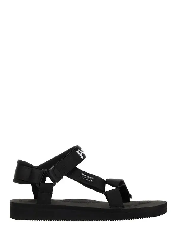 Palm Angels X Suicoke Strappy Sandals - Black