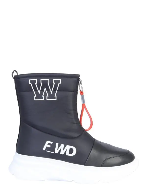 FORWARD Mini Leather Boot - Black