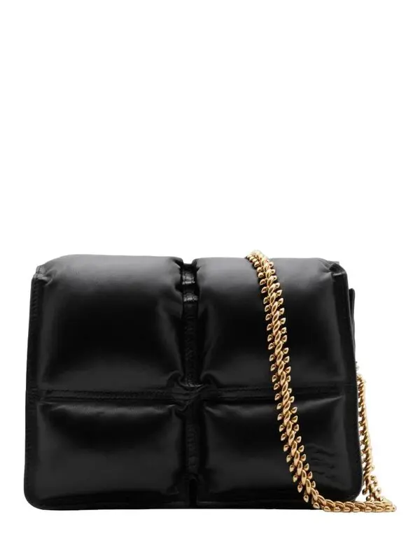 Burberry B-cut Chain Mini Handbag - Black